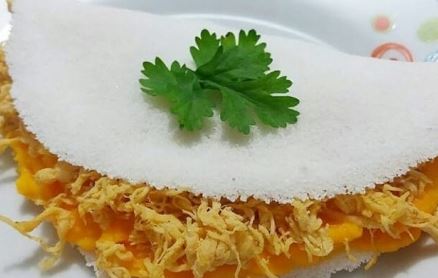 Receita de Tapioca de frango com queijo cheddar - Quero Receita